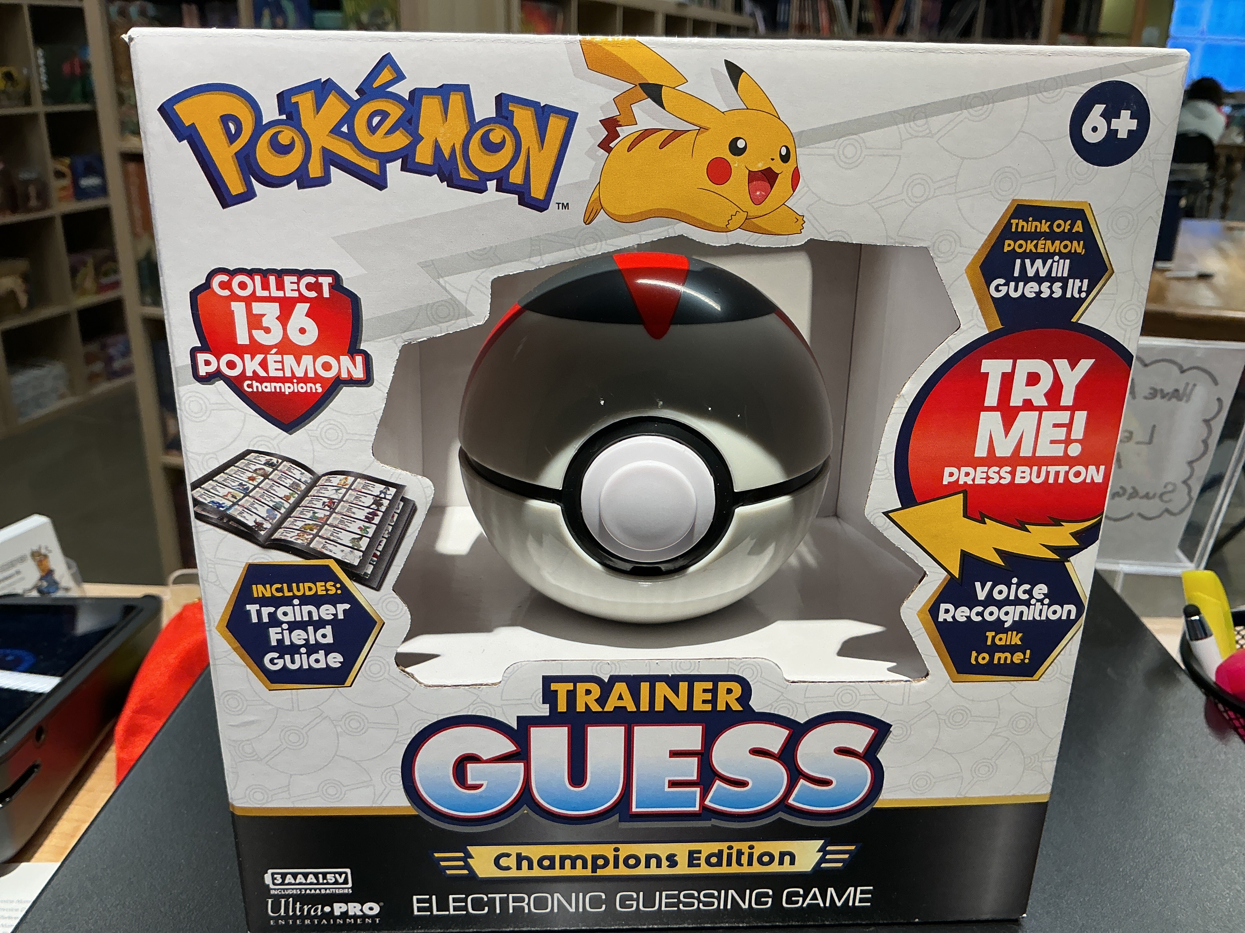 Trainer Guess Champion Edition – Capes and Crepes Board Game Cafe